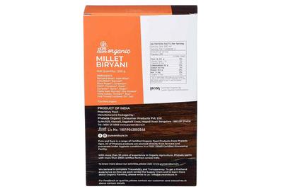 Pure & Sure Organics Millet Biryani
